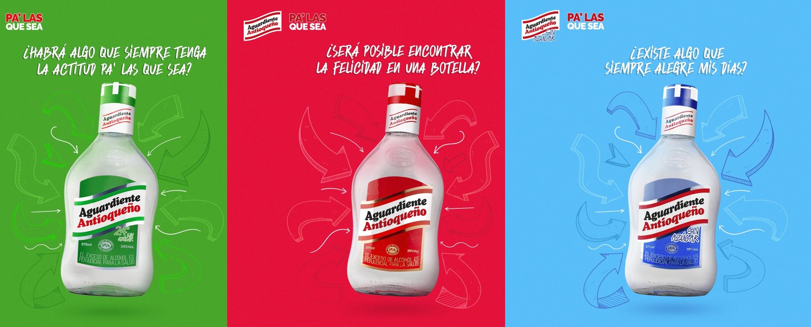 Rojo, azul o verde: ¿Cuál es el aguardiente preferido en Antioquia?