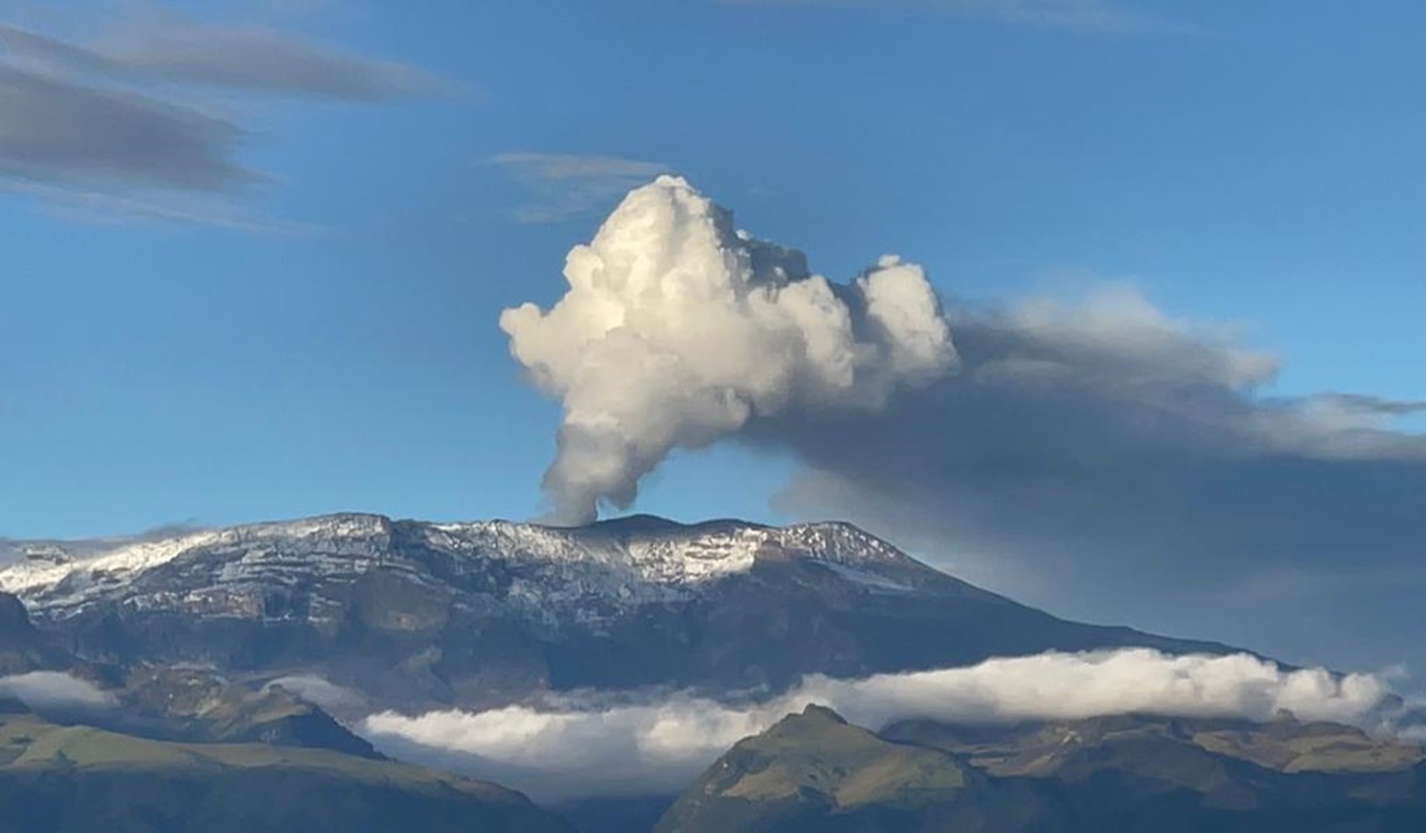 Alerta en el volcán Nevado del Ruiz por actividad volcánica - Nación Paisa